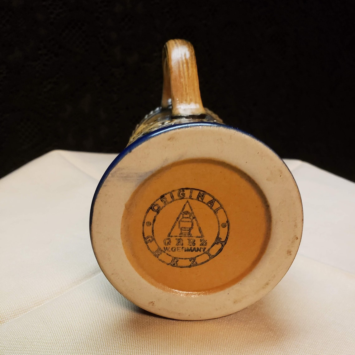 GERZ German Stein, 1970's West German Stone, Open Stein, Ein Gutter ...