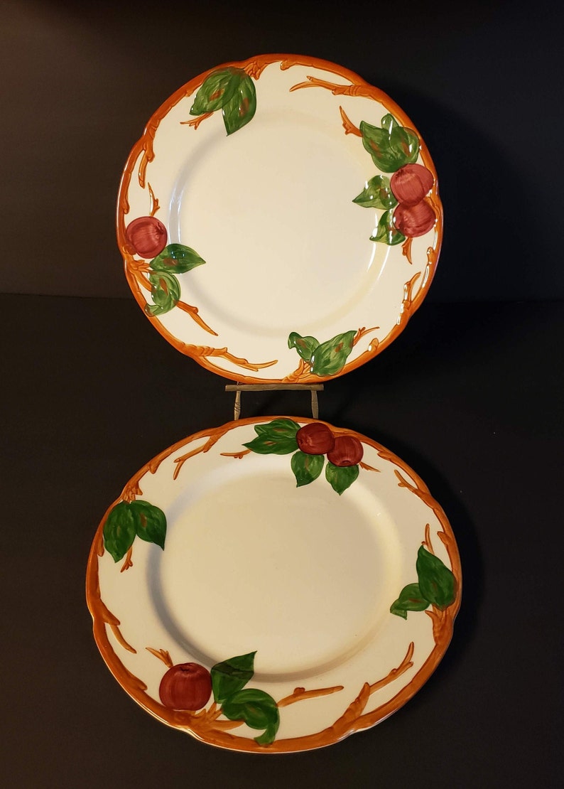 FRANCISCAN Ware Apple Pattern 10 5/8 Dinner Plate - Etsy
