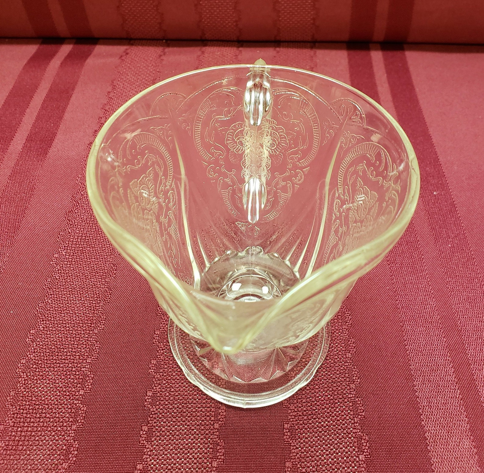 Vintage Royal Lace Glass Creamer by Hazel Atlas, 1930s Kitchenware - Etsy