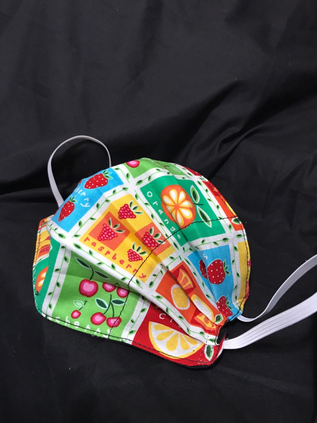 Three Layer Reusable Face Mask Washable Face Cover Tutti Frutti Fun ...