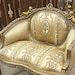 Big Gold Chair Rococo Style Vintage 24k Gold Chair Bench Gold Chair ...