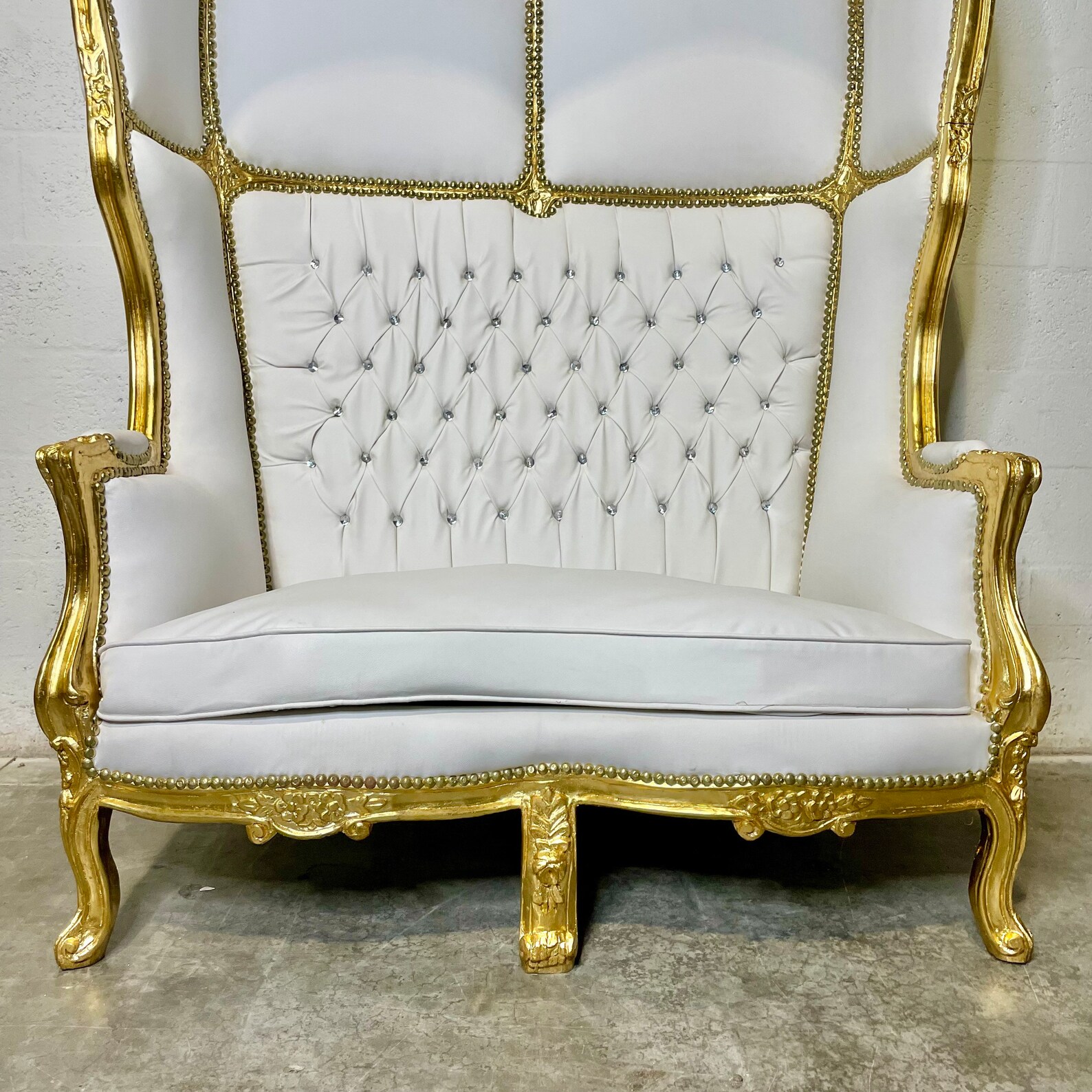 French Balloon Chair Canopy Chair double Seat Reproduction - Etsy