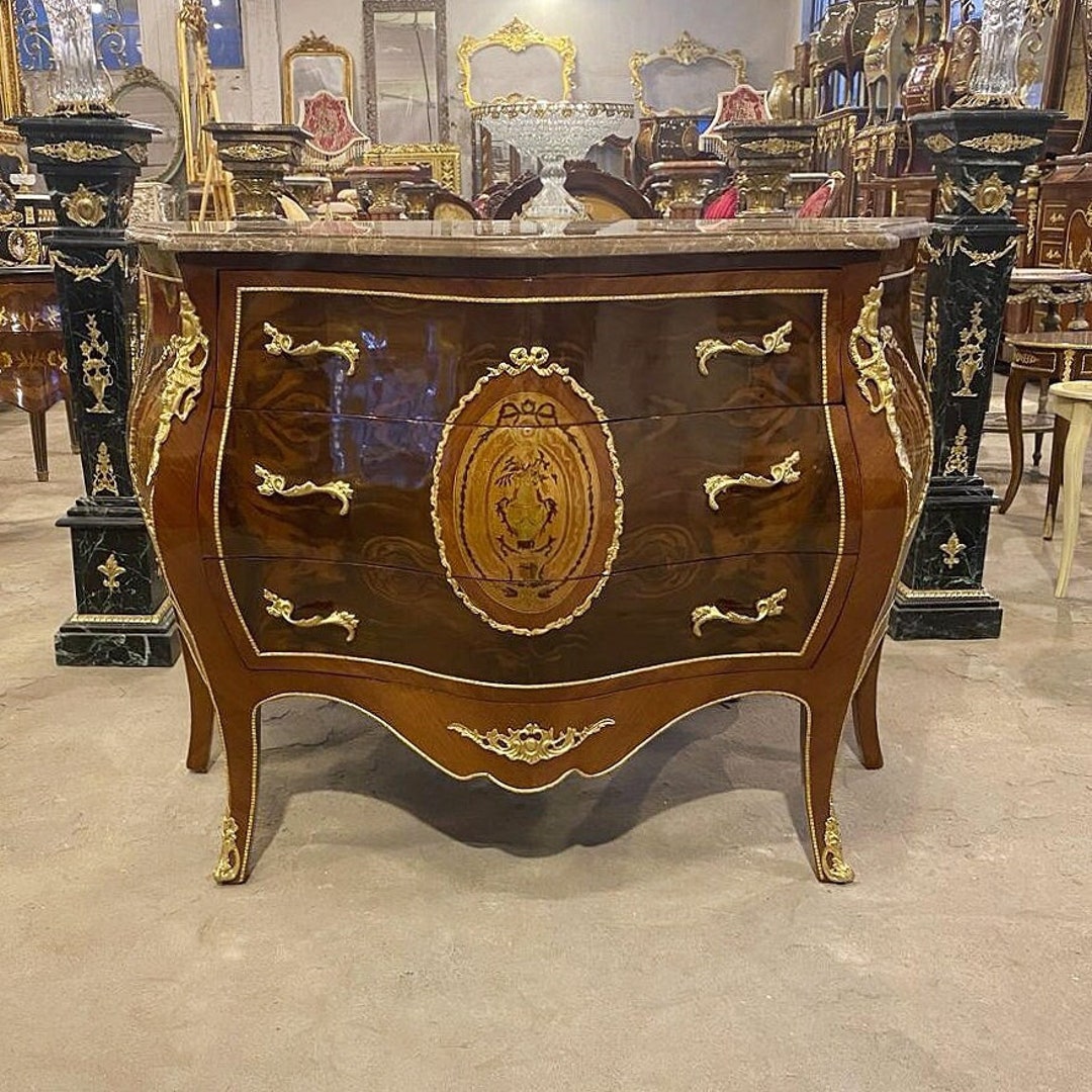 Commode French Louis XV Style Furniture Vintage Commode Small - Etsy