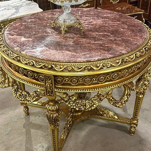 Gold Table Marble Victorian Antique Black Table Gothic Furniture ...