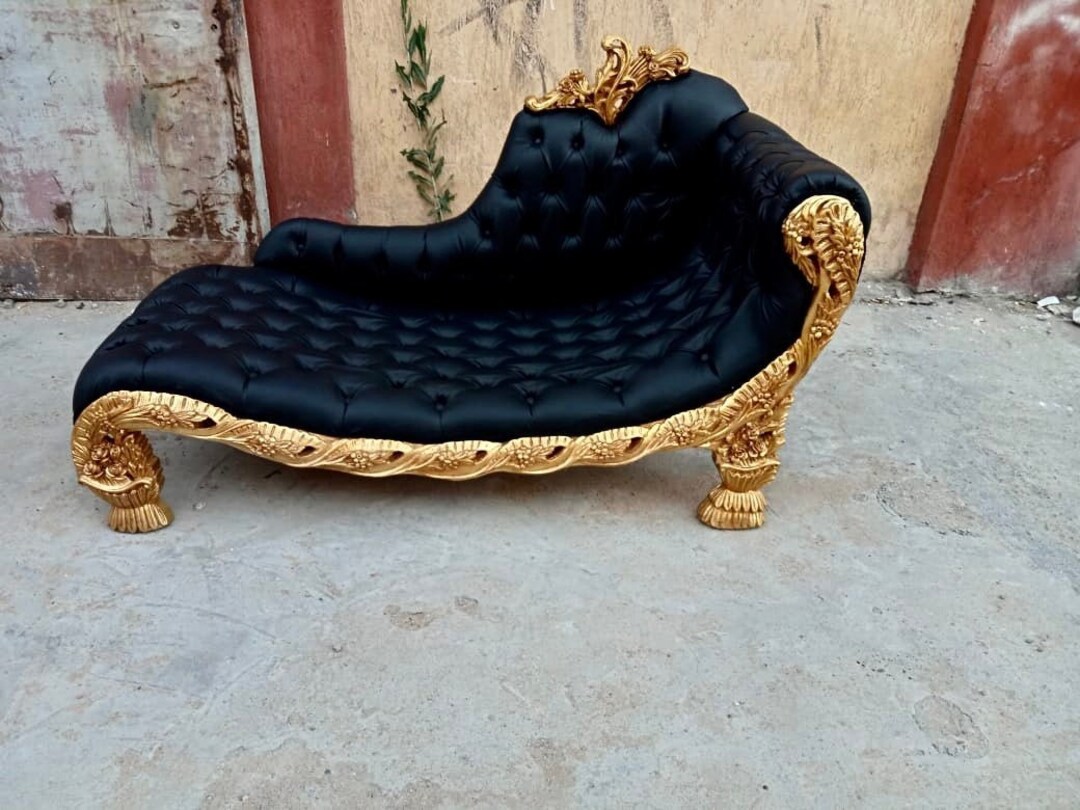 Rococo Chaise Lounge Vintage Settee French Furniture Vintage Baroque ...