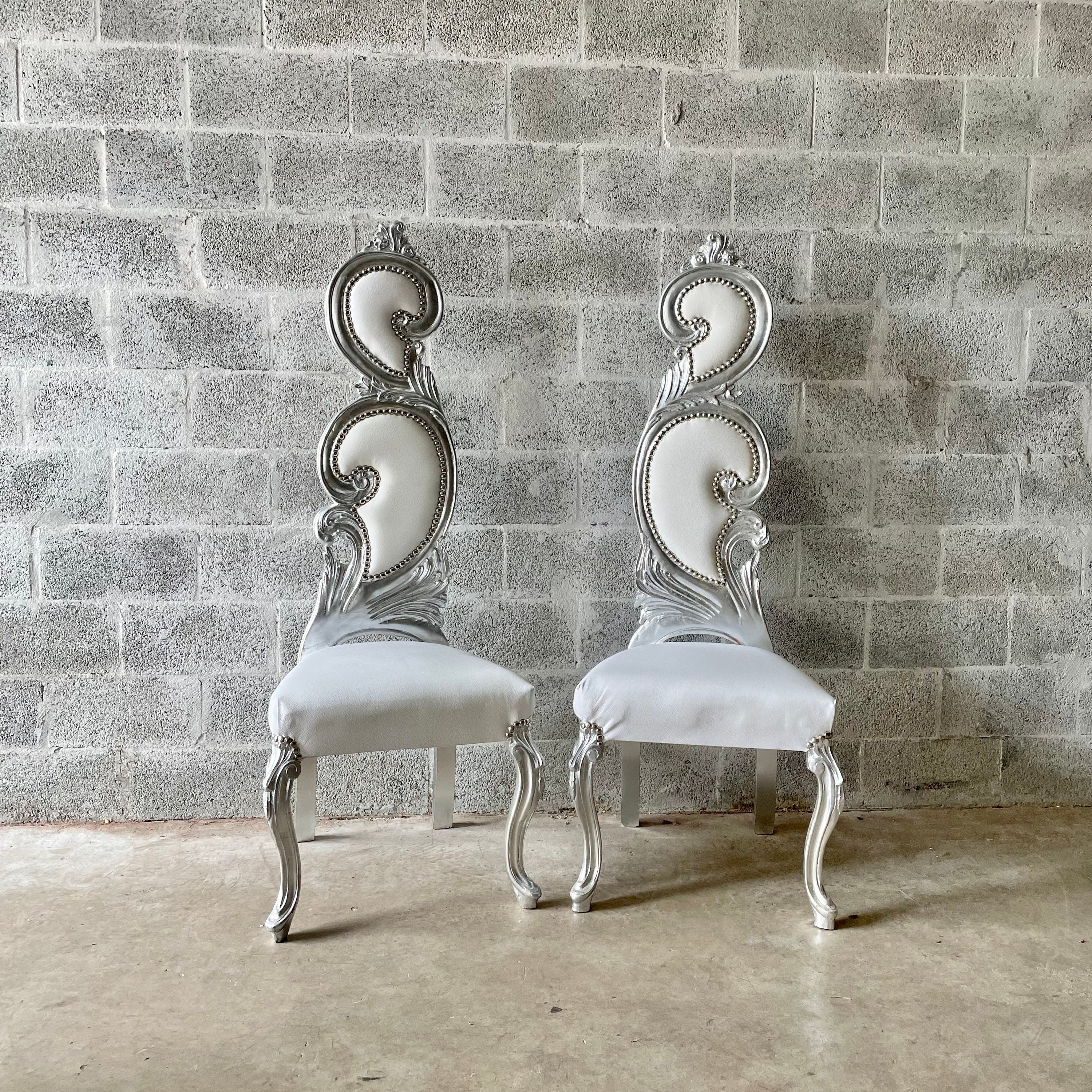 White Baroque Chair