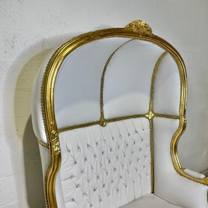 French Balloon Chair Canopy Chair double Seat Reproduction - Etsy