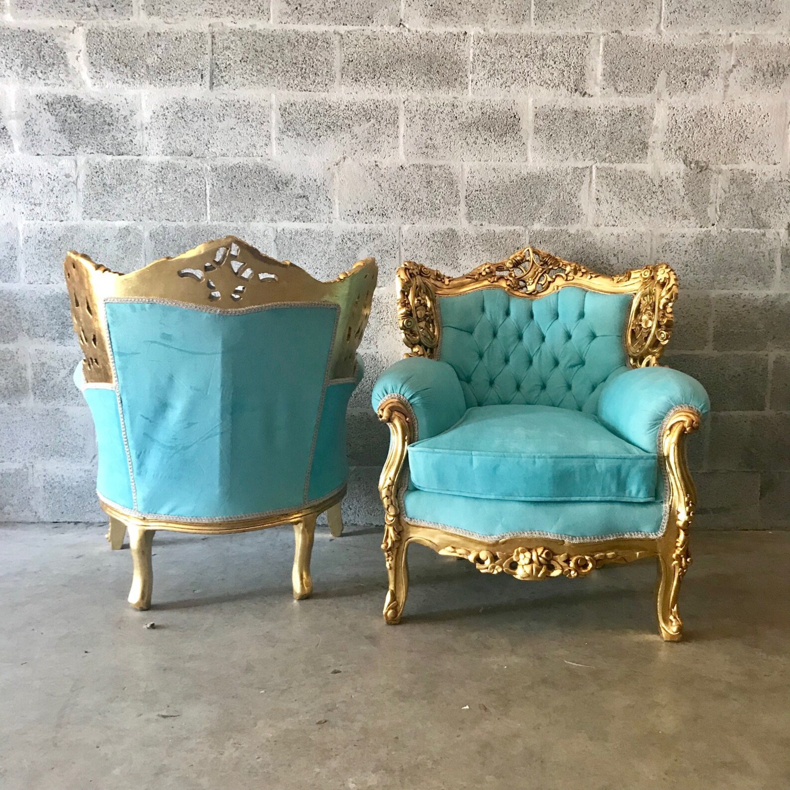 Rococo Furniture Settee Baroque Chairs Baroque Furniture - Etsy