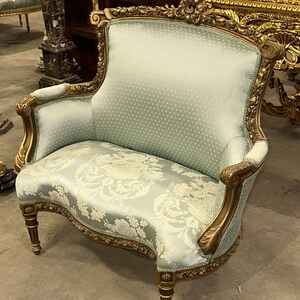 Vintage Antique Chair Vintage 24k Gold Chair Vintage Big Chair Vintage ...