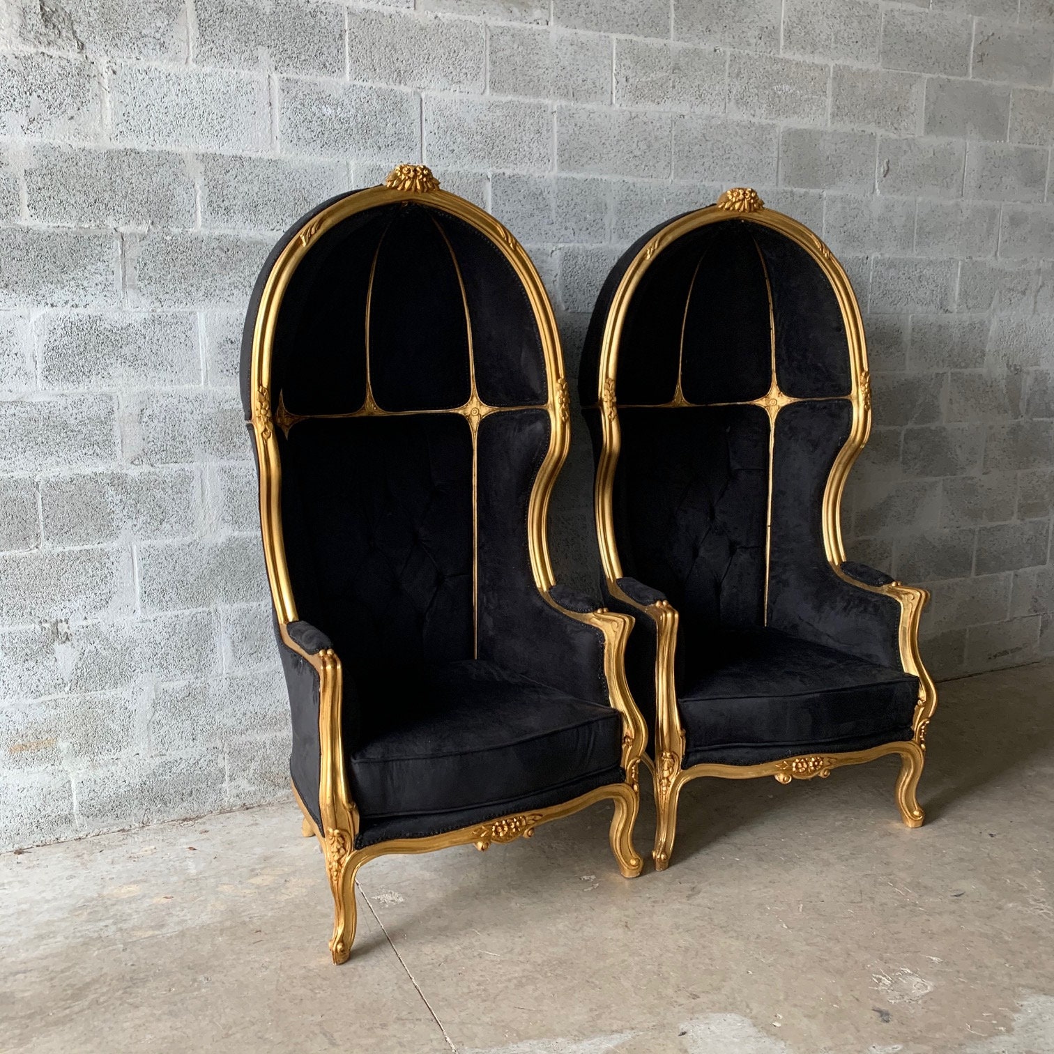 French Balloon Chair Throne Chair 2 Available Reproduction - Etsy