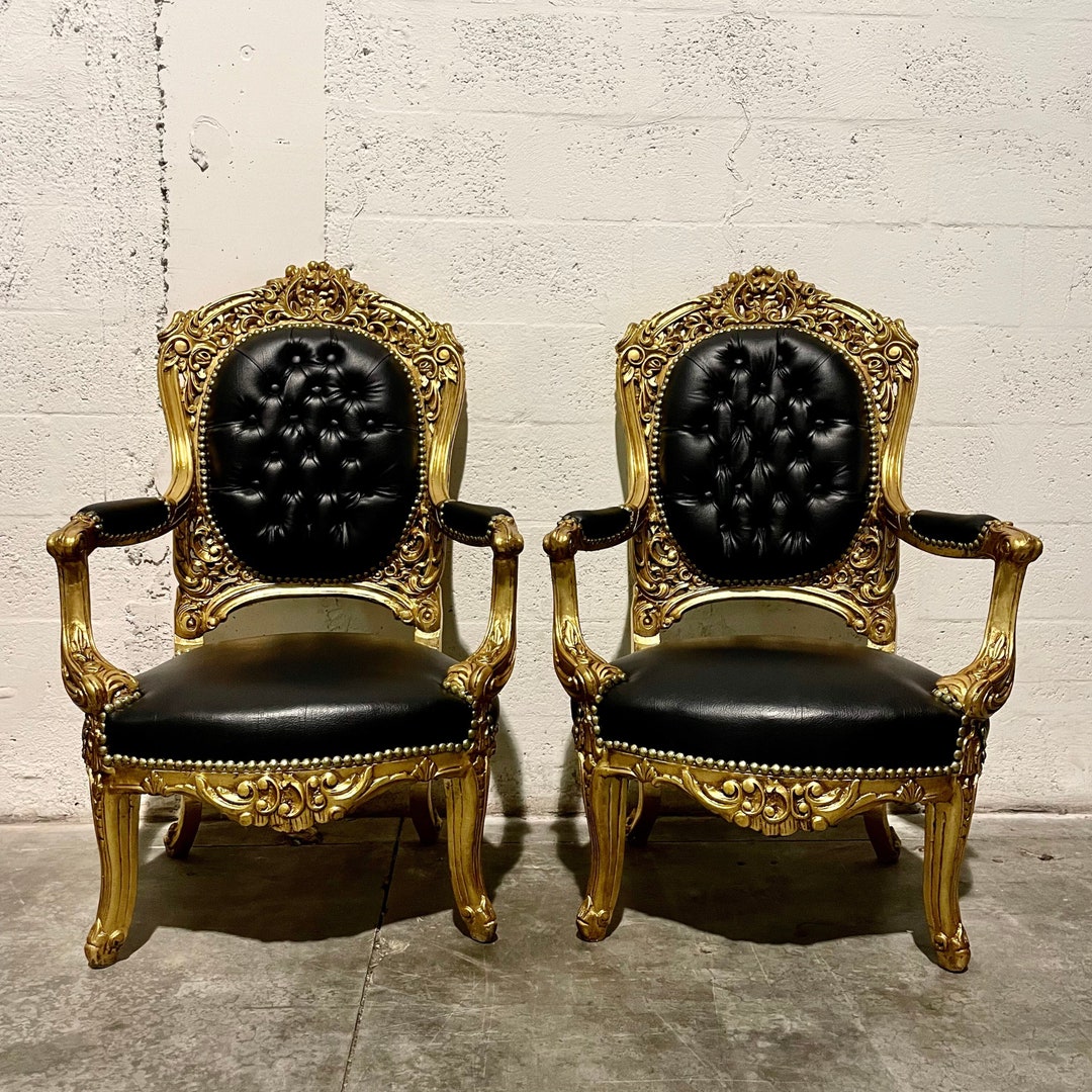 French Chair Vintage Tufted Chair 3 Piece Set Available Sofa Tufted ...