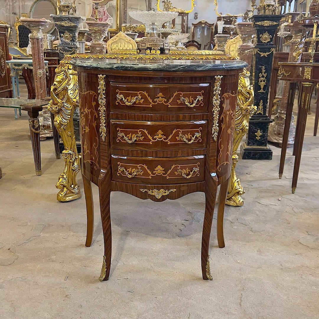 Commode Furniture Louis XV Style Commode French Nightstand Furniture ...