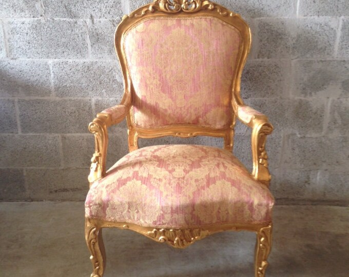French Pink Chair Antique Louis XVI 1 Available Fauteuil Arm - Etsy