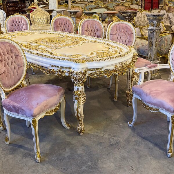 Rococo Dining Table - Etsy