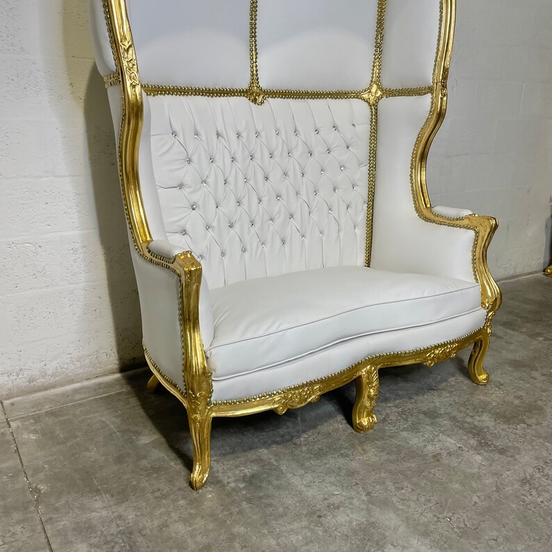 French Balloon Chair Canopy Chair double Seat Reproduction - Etsy