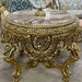 Gold Table Marble Victorian Antique Black Table Gothic Furniture ...