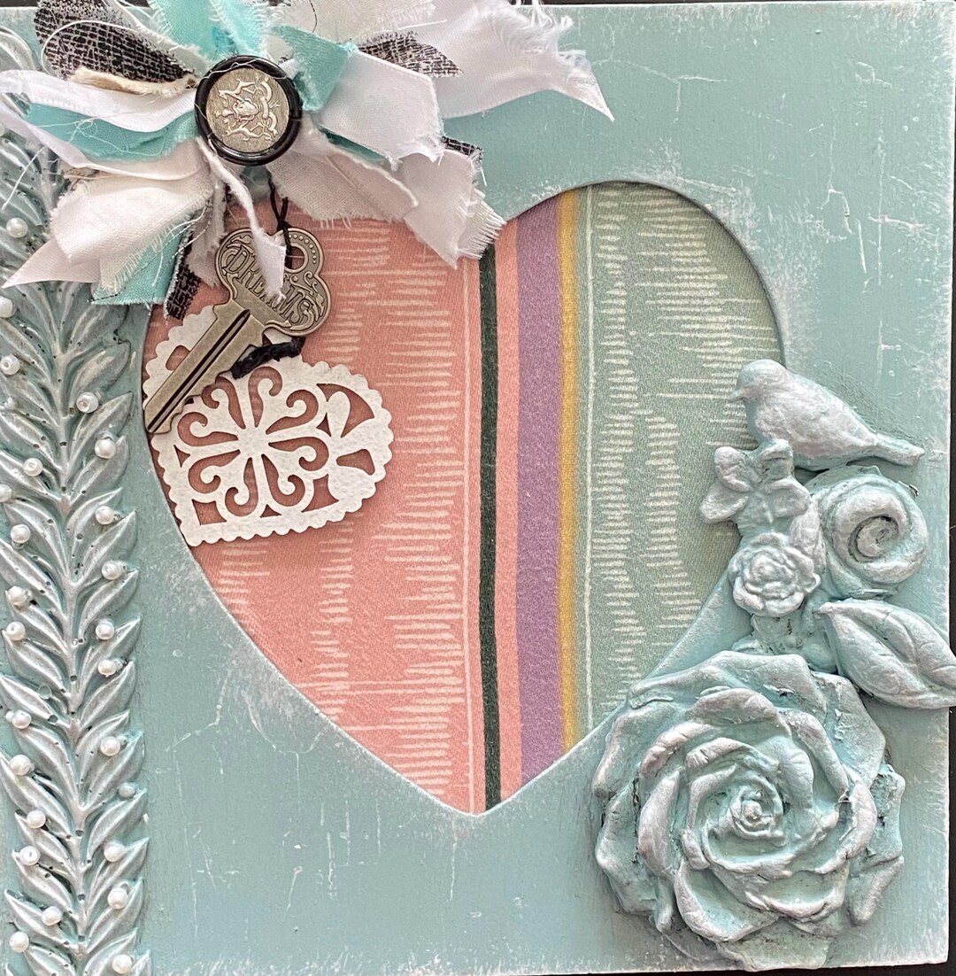 Country Shelf Sitter | Handcrafted Wooden Heart Frame | Unique Gift for ...