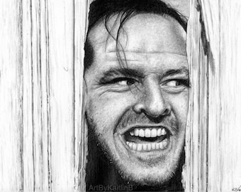 Here's Johnny Jack Torrance the Shining Jack Nicholson - Etsy