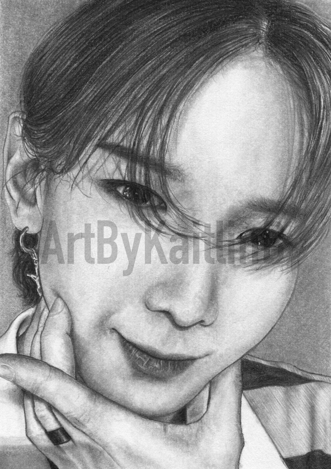 PRINT: Yeosang ATEEZ KPOP Drawing - Etsy