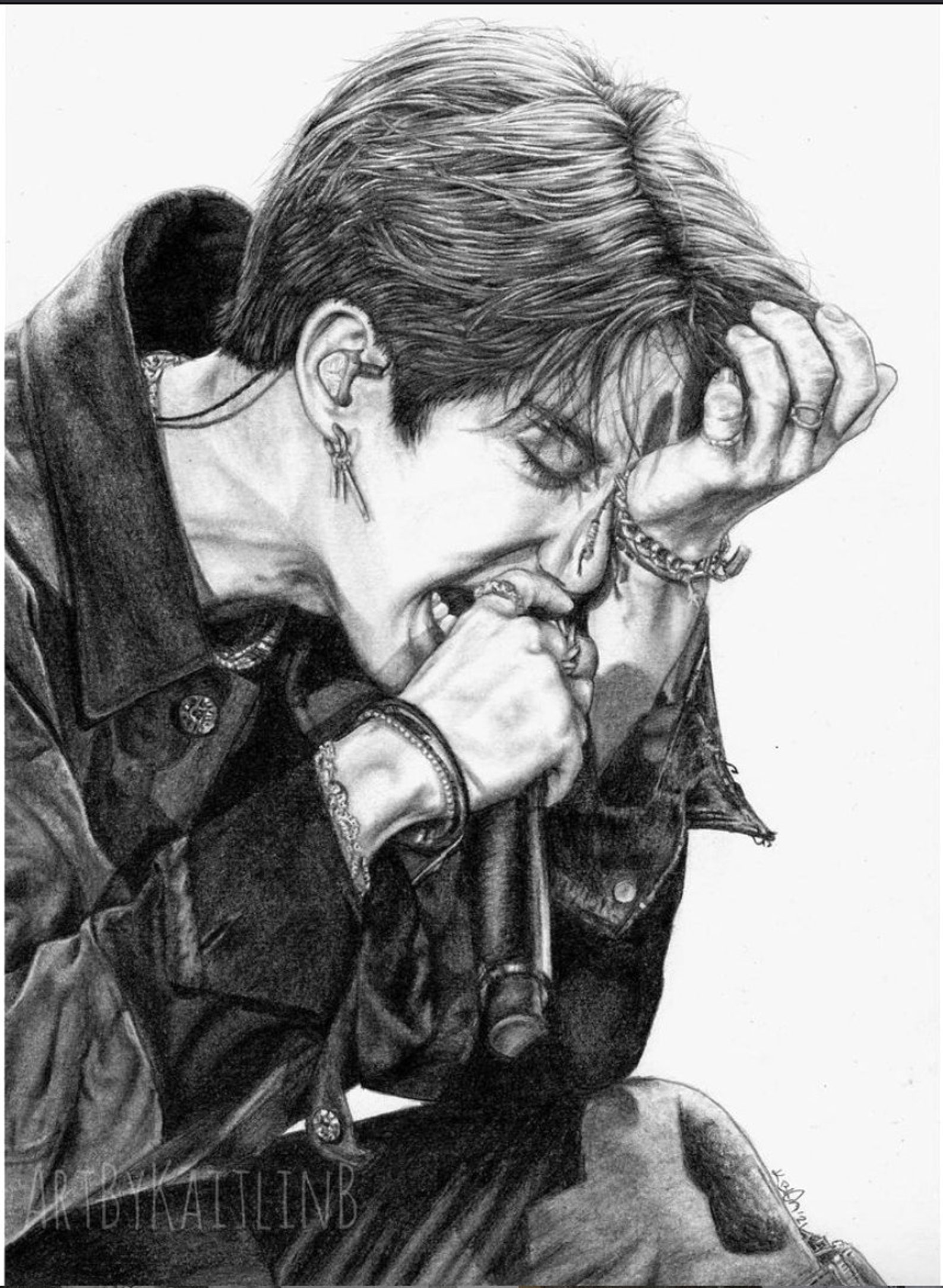 Han Jisung SKZ Stray Kids Drawing PRINT - Etsy