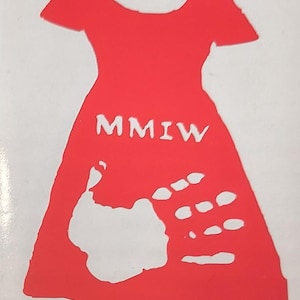 MMIW Red Dress Decal - Etsy