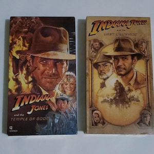 Indiana Jones VHS Tapes - Etsy