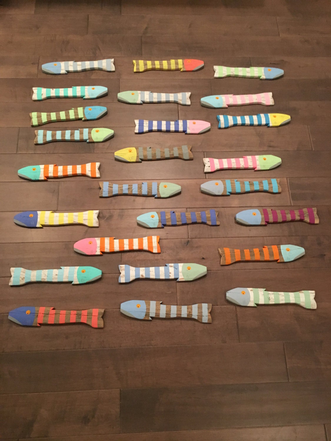 INDIVIDUAL Wooden Fish Nautical Fish Decor Reclaimed Fish | Etsy