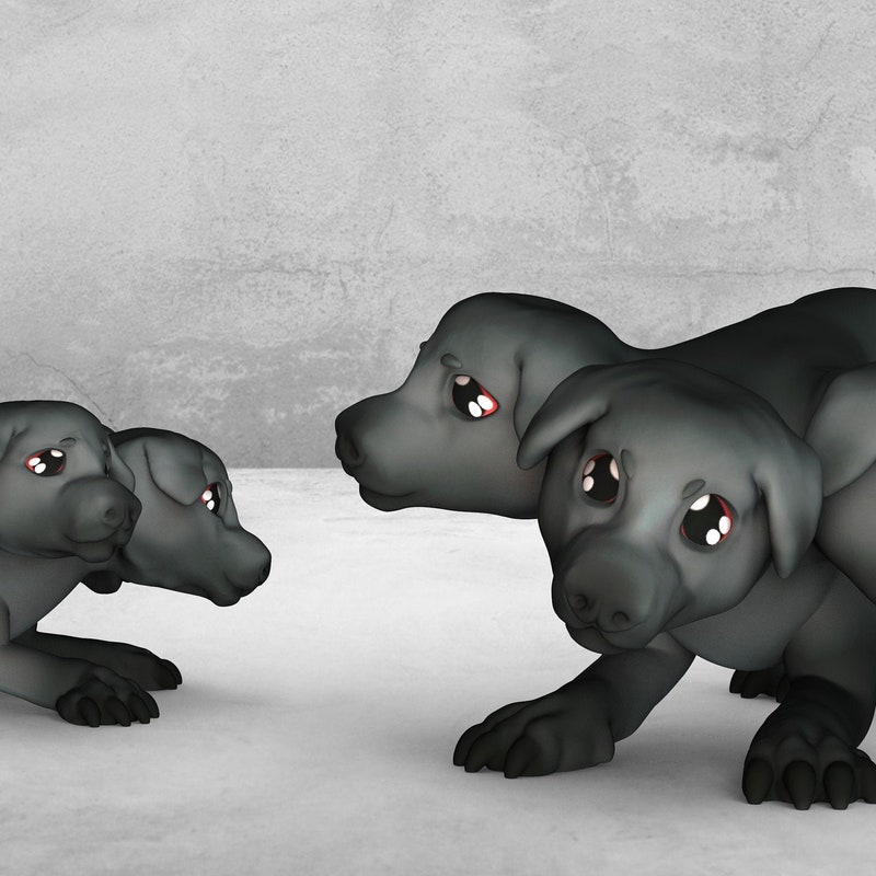 Cerberus Plush - Etsy