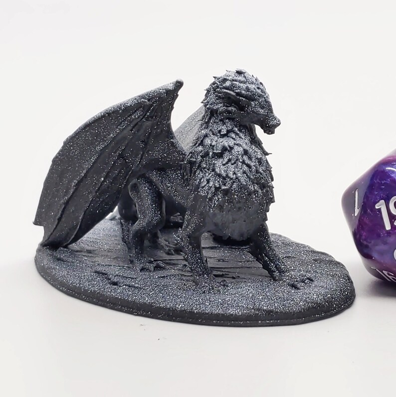 Lion Drake Unpainted 3D Printed Resin Figure - Etsy