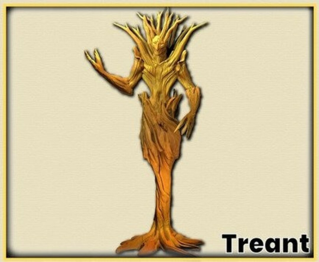 Treant/dryad Unpainted 3D Printed Resin Figure - Etsy