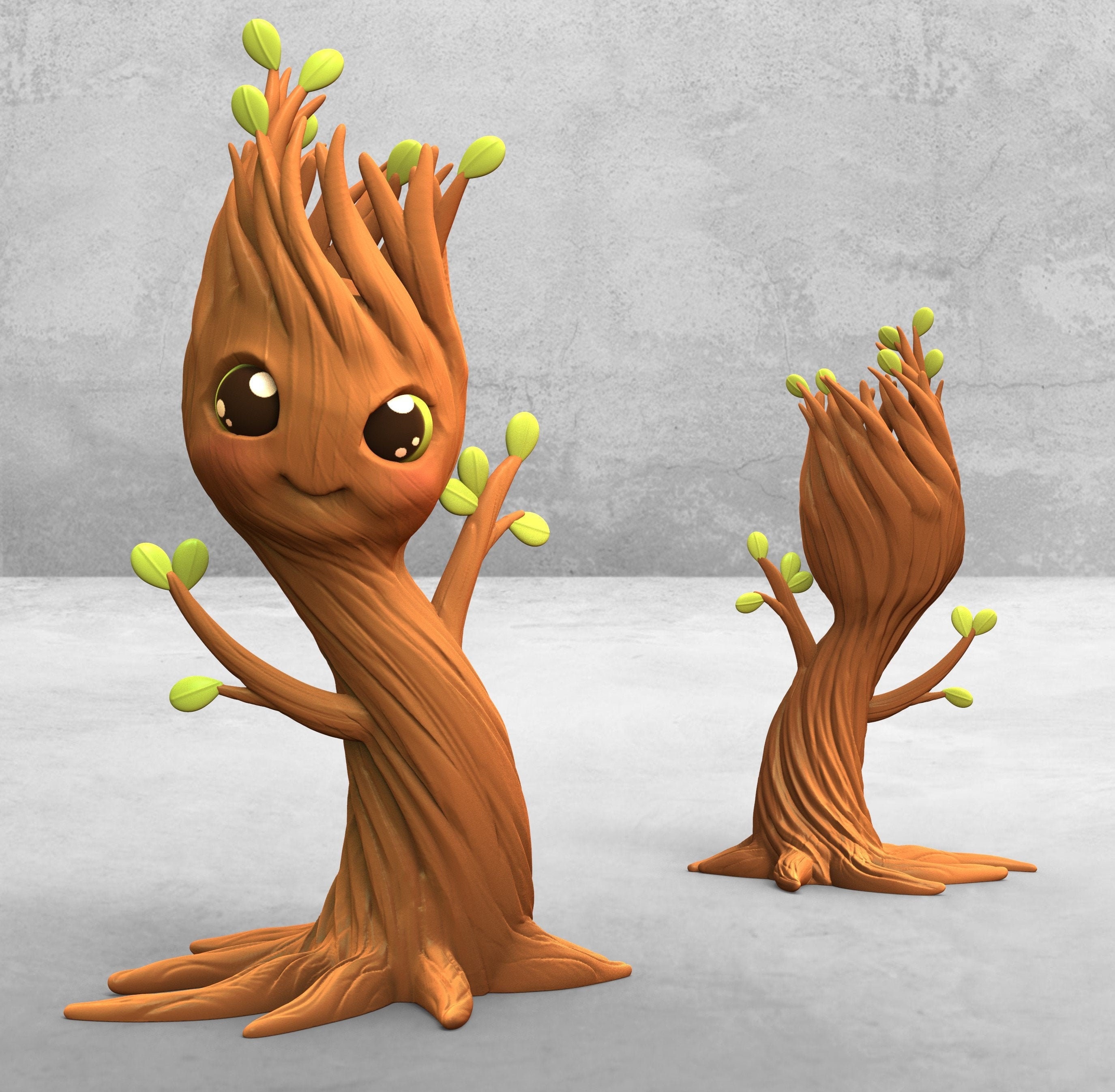 Treant Baby Unpainted 3D Printed Miniature - Etsy