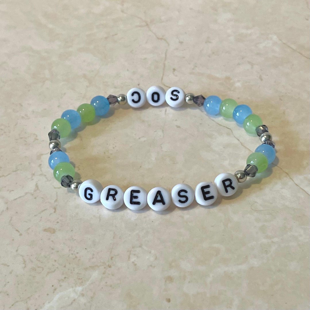 Greaser / Soc Outsiders Musical Inspired Bracelet - Etsy