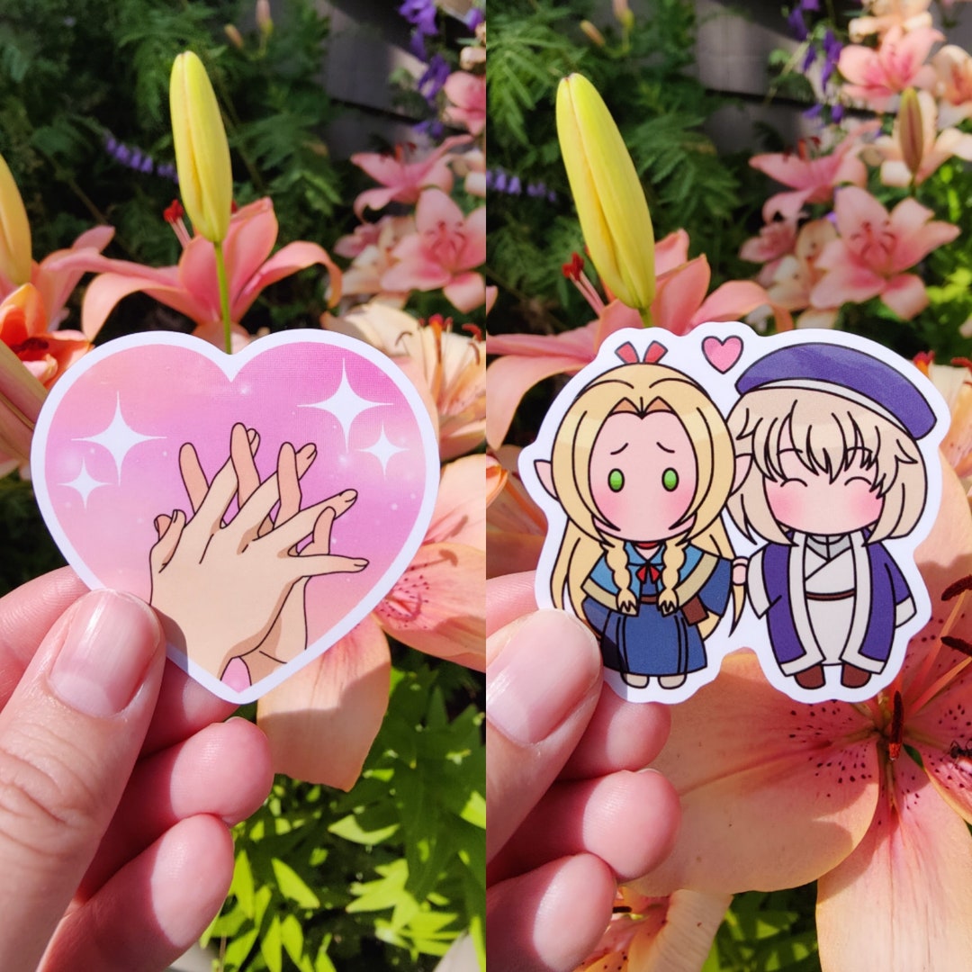 Dungeon Meshi Marcille X Falin Vinyl Sticker Set - Etsy