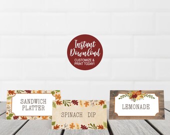 Food tags | Etsy