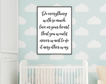 Nursery quote | Etsy