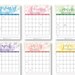 DIY Calendar 2019, Printable Calendar 2019 Notes, Printable Poster ...