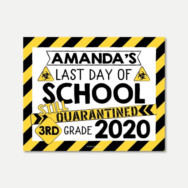Kindergarten Quarantine Graduation Sign - Etsy