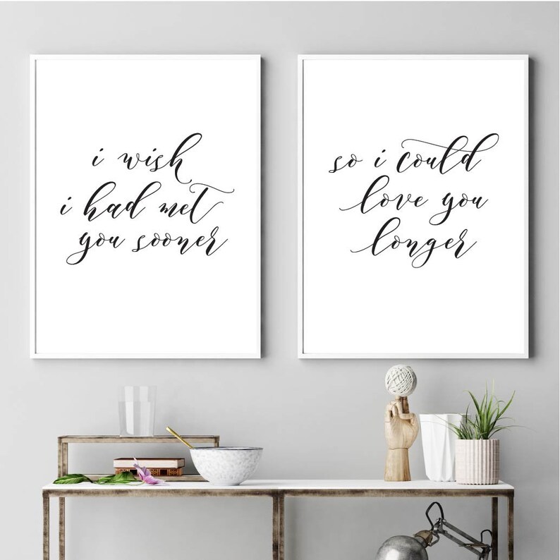 Calligraphy Wall Decor Digital Printable Art Minimalist Art - Etsy