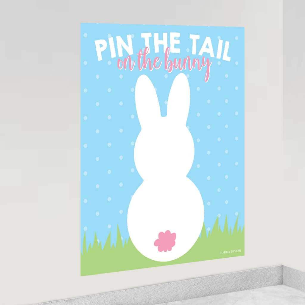 Easter Pin the Tail on the Bunny Game Template Pin the Tail | Etsy New ...