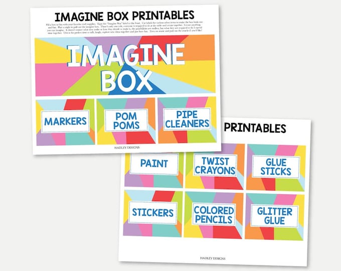 DIY Dice Printable Gift Box Template Kids Coloring Box Template Party ...