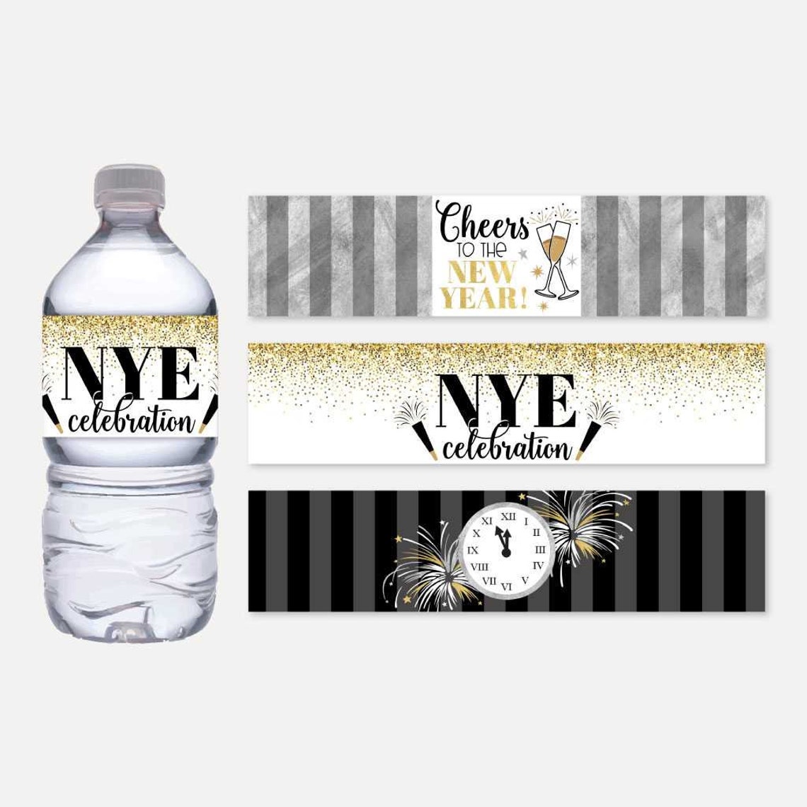 New Years Eve Accessories Package Template New Year - Etsy
