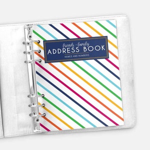 Address Book Template - Cute Address Book Printable, Address Book ...