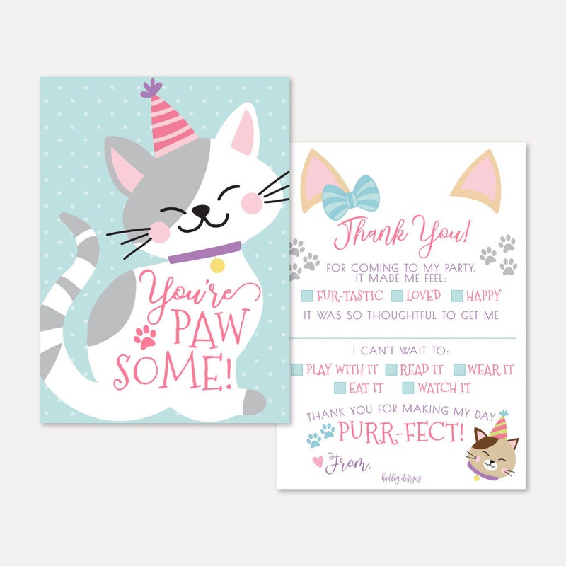 Kids Fill in Card - Etsy