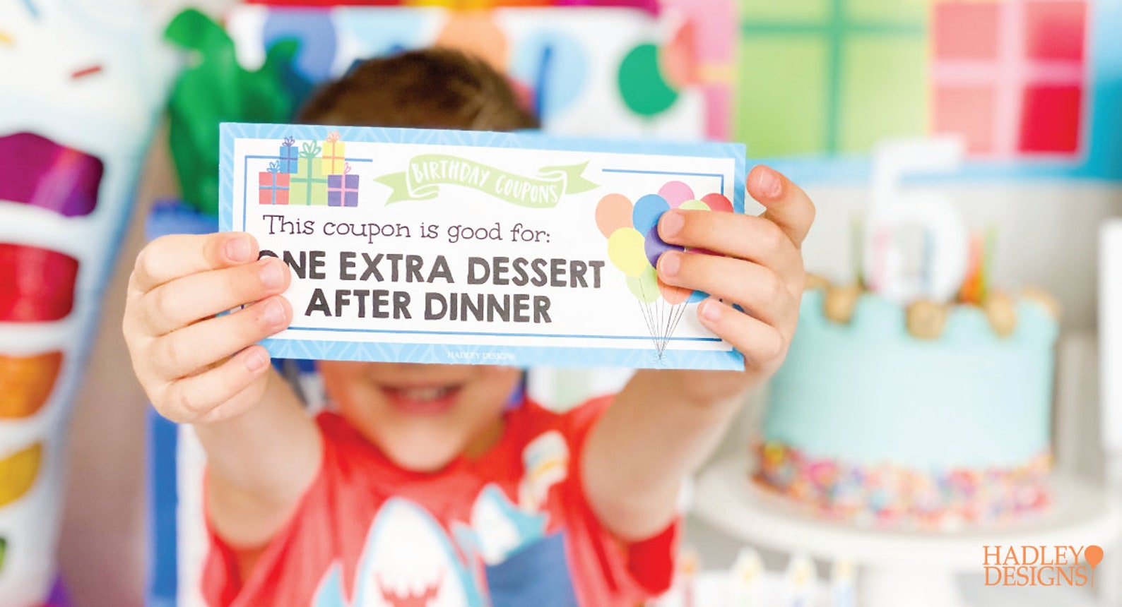Printable Birthday Coupon Template, Editable Gift Voucher Idea, DIY ...