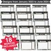 Farmhouse Large Desk Calendar 2023-2024 Calendar Desk Pad 18 Month ...