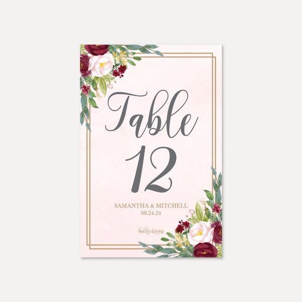 Heart Table Numbers - Etsy