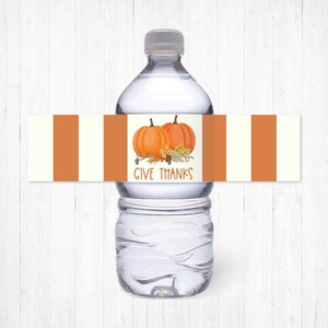 Fall Party Bottle Label Template Fall Label Template - Etsy