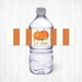 Fall Party Bottle Label Template - Fall Label Template, Thanksgiving ...