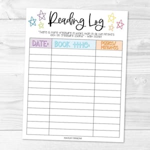 Reading Incentive, Homework Reward Chart, Reading Cards, Book Log ...