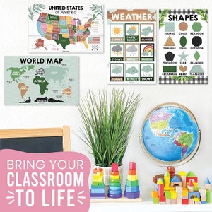 16 Farmhouse Kids Educational Posters for Toddlers - Pre K Learning ...